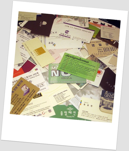 Organizing your business cards | Auburn and Blue